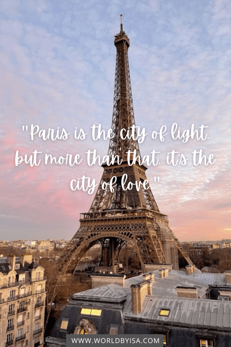 50+ Inspirational Paris Quotes and Captions for Instagram – World by Isa